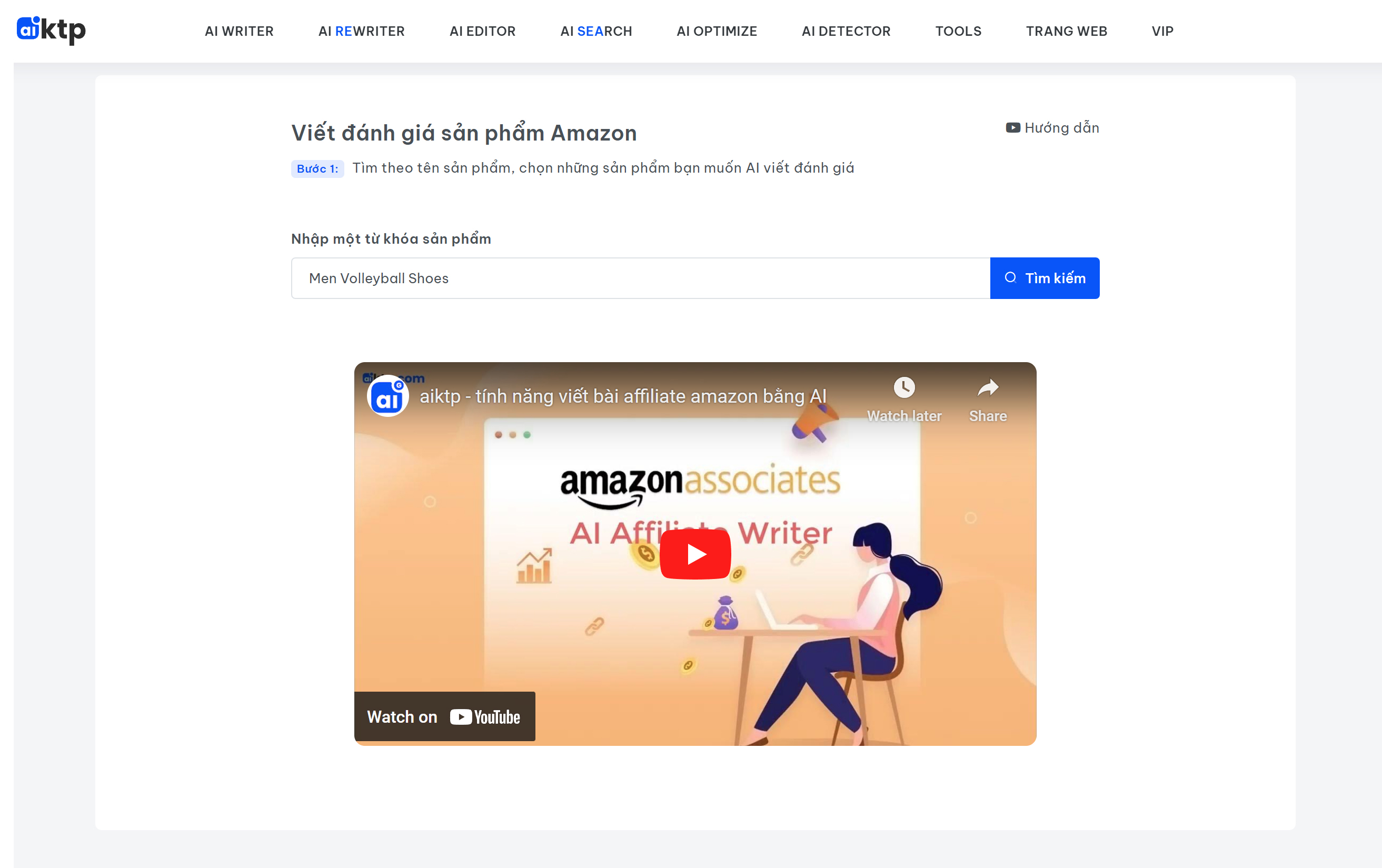 Amazon Affiliate AI Writer